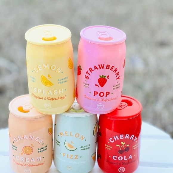 DW Home | Accents | Viral Dw Home Soda Candles Set Of 5 Mini Soda Pop ...